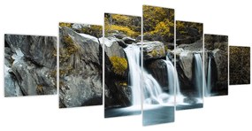 Obraz - Vodopády, Lushan, Čína (210x100 cm)