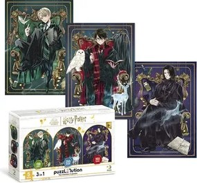 DODO Puzzle Harry Potter: Draco, Harry a Snape / 150, 250 a 350 dílků