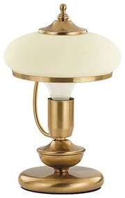 A.F.L. Stolní lampa v rustikálním stylu CALEY, 1xE27, 60W, mosazná 10908