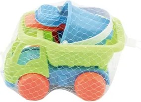 TEDDIES Auto na písek s doplňky / Sada na pískoviště / plast / 16 cm /
