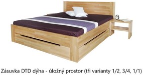 MRAVA, s.r.o. Jednolůžková postel DONA ROZMĚR: 100 x 200 cm