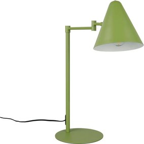Zelená stolní lampa s ohybatelnou konstrukcí (výška 50,5 cm) Cosima – Trio