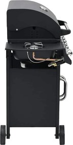Plynový gril 4+1 hořáky černý ocel 310105