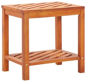 Odkládací stolek z masivního akáciového dřeva 45 x 33 x 45 cm - Default Title