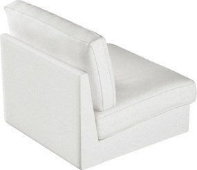 Potah na neskládací křeslo IKEA Kivik barva krémová látka pletený vzor