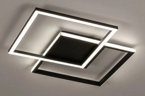 Stropní stmívatelné LED svítidlo do obýváku Canetra Black 420