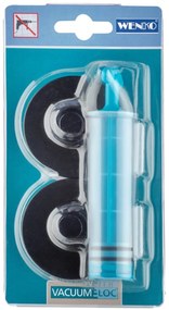 WENKO Lepicí sada černá pro Classic Plus BEZ VRTÁNÍ VacuumLoc černá 3x6x6 cm