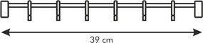 TESCOMA závěsná lišta SPACE LINE 38 cm, 6 háčků