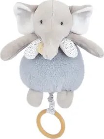 Doudou Plyšový slon hrající melodii 20 cm / od 0 měsíců