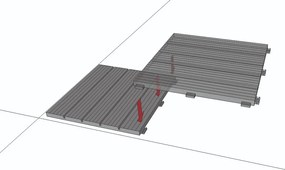 Multy home Gumová dlaždice ARISTA 30 x 30 cm, šedá MHEU5100543, 1 ks 4016.91.00