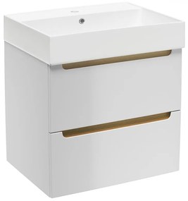 Koupelnová skříňka s umyvadlem Naturel Stilla 60x60x45 cm bílá STILLAD06056U2