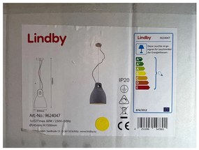 Lindby Lindby - Lustr na lanku MORTON 1xE27/60W/230V LW0351