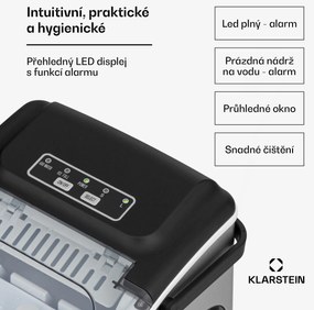Klarstein Caldwell, výrobník ledu, 12 kg/24 h, 1,3 l