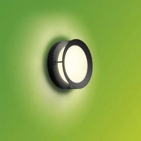 PH 17390/30/P0 LED Venkovní nástěnné svítidlo Actea 17390/30/P0 černé 2700K - PHILIPS (915005554301)