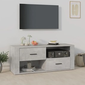 TV skříňka betonově šedá 100x35x40 cm kompozitní dřevo