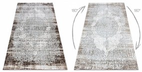 Luxusní kusový koberec akryl Diana hnědý 160x230cm