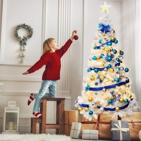 Costway Christmas Tree Umělý vánoční stromek s kovovým stojanem