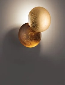 Designové nástěnné svítidlo Solei zlatá
