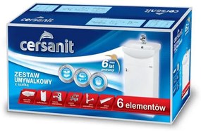 Cersanit Cersania BIANCO sada, umyvadlo a skříňka 60cm, bílá, S509-041-DSM