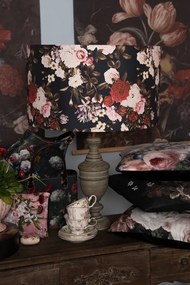 Květinové závěsné textilní stínidlo – Ø 53*30 cm / E27
