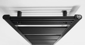Aqualine Aqualine, DIRECT topné těleso s bočním připojením 450x1680 mm, černá matná, ILR64B