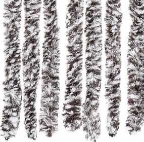 Závěs proti hmyzu hnědo-béžový 90 x 200 cm Chenille 315130