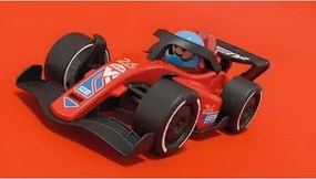 LENA Závodní vůz Formule červená / s figurkou / od 2 let