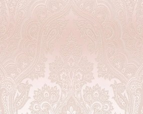 Vliesová tapeta barokní, zámecká růžová, metalická 387083 / Tapety na zeď 38708-3 My Home My Spa (0,53 x 10,05 m) A.S.Création