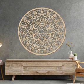 Dřevěná mandala harmonie – Elegantní dekorace na zeď I SENTOP HDF0176