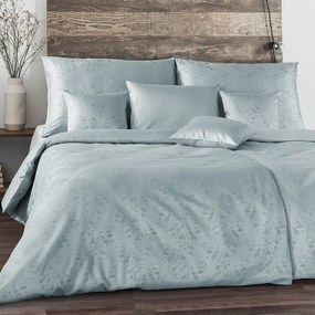 Luxusní damaškové povlečení Sakura - šedomodré: 140x200cm, 70x90cm