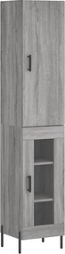 Skříň highboard šedá sonoma 34,5 x 34 x 180 cm kompozitní dřevo 3199055