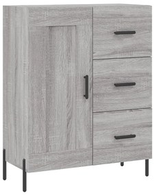 Skříň highboard šedá sonoma 69,5 x 34 x 180 cm kompozitní dřevo - Default Title