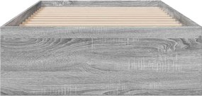 Rám postele se zásuvkami šedý sonoma 75x190 cm kompozitní dřevo 3280445