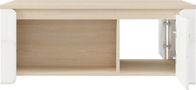 XXXLutz KONFERENČNÍ STOLEK, bílá, dub bianco, kompozitní dřevo, 120/49,5/56,5 cm Carryhome - Konferenční stolky - 000834018106