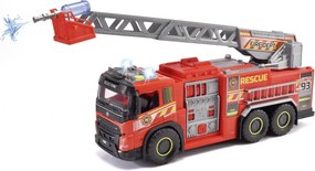 Dickie Toys Velké hasičské záchranné auto Volvo se světly, zvuky a stříkající vodou 57 cm