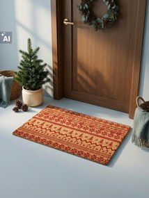 Sinsay - Rohožka s vánočním motivem - hnědá