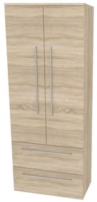 Mereo Mereo, Bino, koupelnová skříňka vysoká 163 cm, dvojitá, Multidecor, CN699DBAR