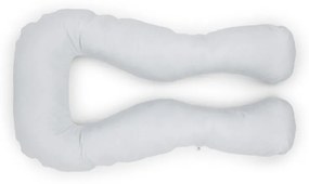 Multifunkční těhotenský polštář - Typ U - Flumi Světle šedá