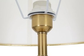 Stojací lampa Whity 160 cm bílá/zlatá