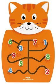 Vomaks unit, s.r.o. Interaktivní dřevěná nástěnná hra "Číselná kočka"