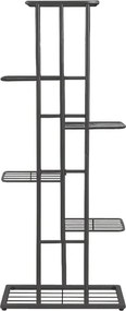 Stojan na květiny Ruhhy - 106 cm - 6 polic - černý
