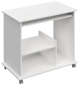 PC stůl DELTA bílý