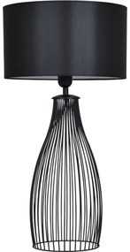 Stolní lampa MILANO, 1x textilní stínítko (výběr ze 6 barev), (výběr ze 2 tvarů), (výběr ze 3 barev konstrukce)