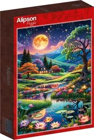 ALIPSON Puzzle Noc za úplňku / 500 dílků