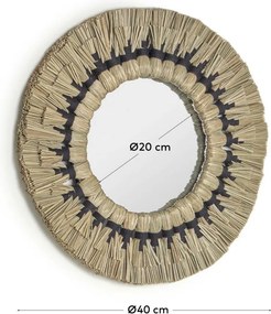 Nástěnné zrcadlo ø 40 cm Akila – Kave Home