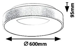 Rabalux 5053 - LED Stropní svítidlo CARMELA LED/50W/230V