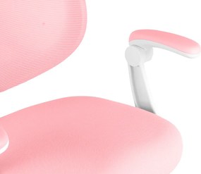 Dětská rostoucí židle Neoseat JUNI 022 — látka, pratelný potah, růžová