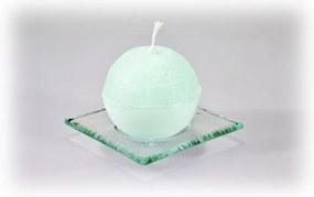 BDK-GLASS Skleněný svícen 8x8cm - čirý