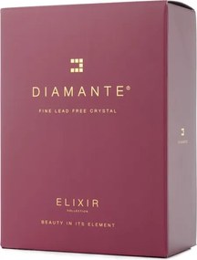 Svatební skleničky na víno Diamante Romance s krystaly Swarovski 2 ks