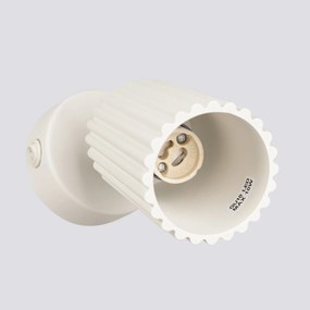 Sollux Lighting Nástěnné svítidlo KARBON béžové s vypínačem